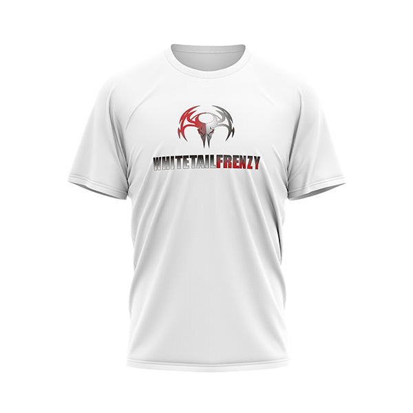 WTF Logo Tee White – whitetailfrenzy